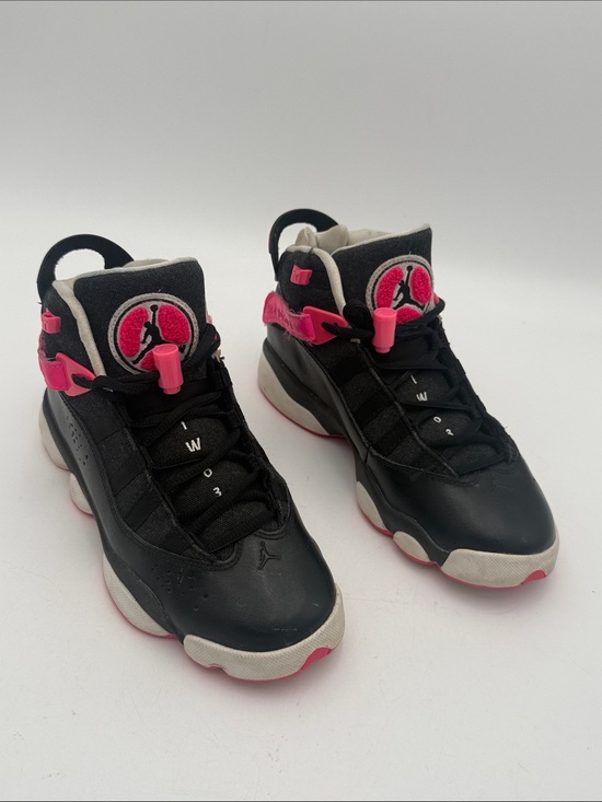 Nike | Shoes | Nike Air Jordan 6 Rings Black Pink Hightop Basketball ...
